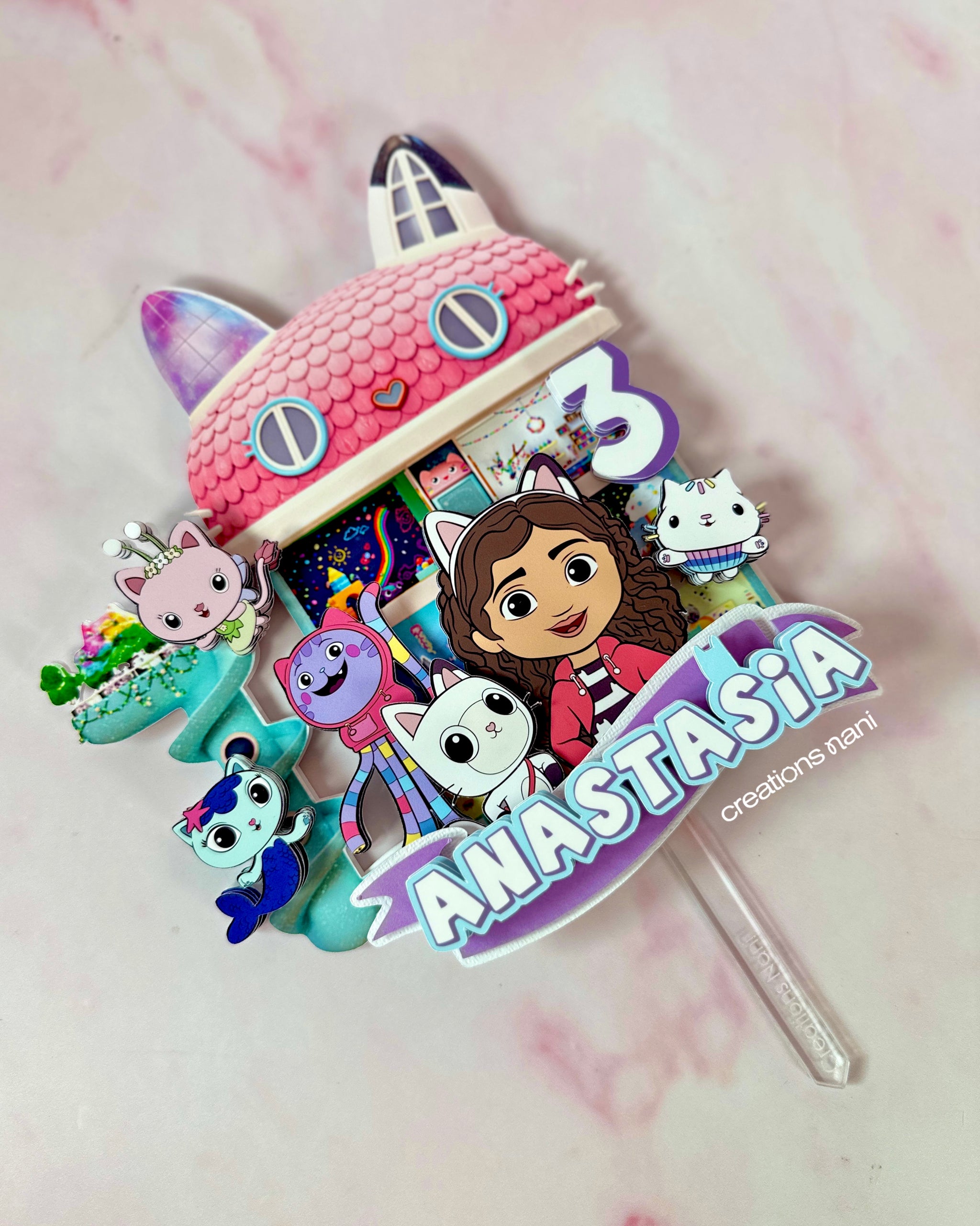 Custom Cake Topper - Layers – Creations Nani LLC