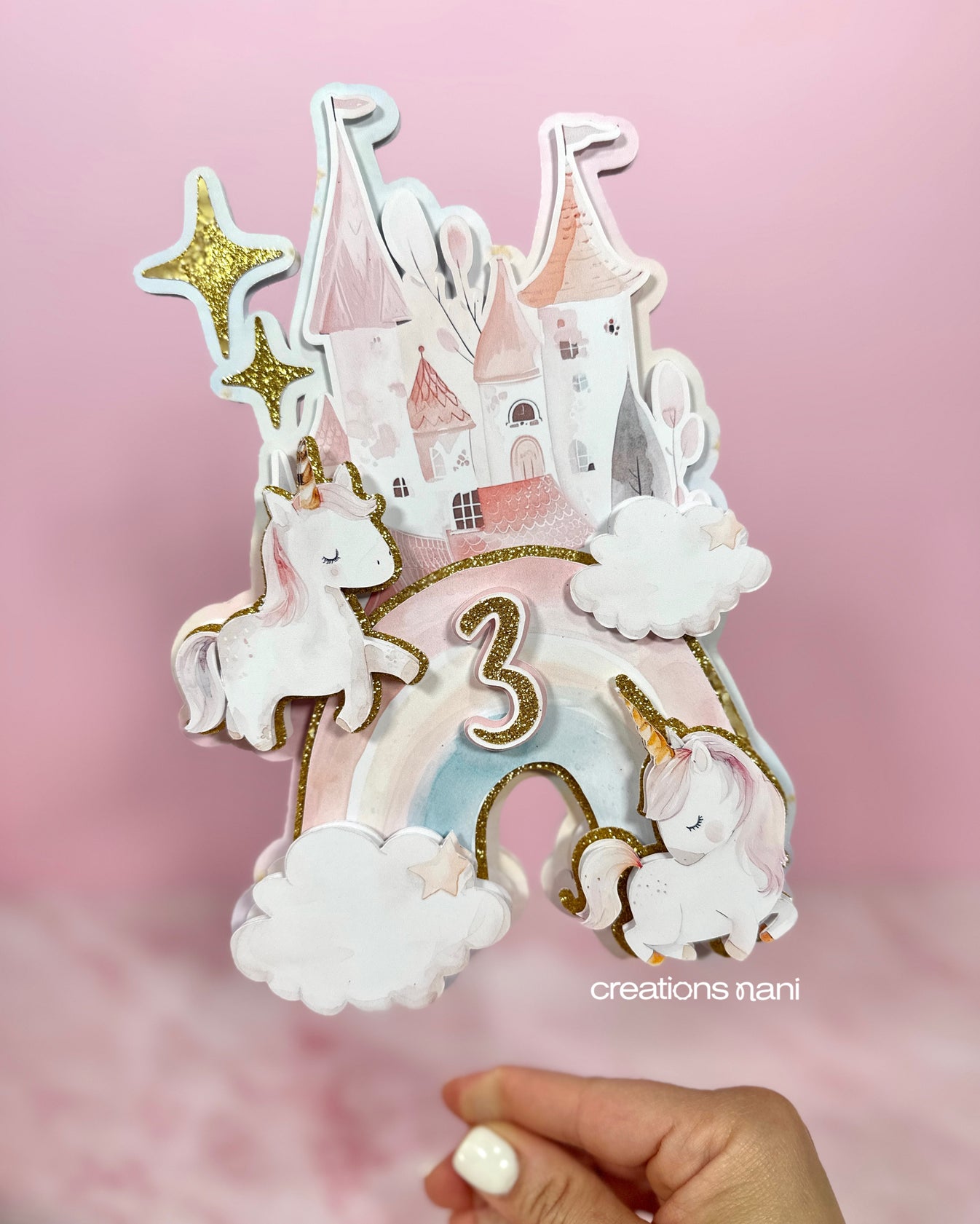 Custom cake topper - Layers – Creations Nani LLC